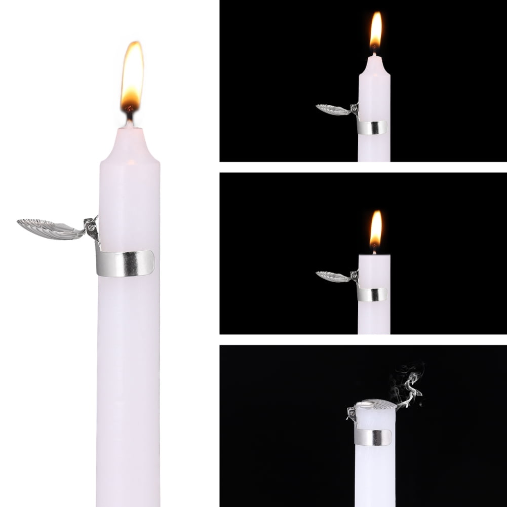 4Pcs Automatic Candle Extinguisher Snuffer, Gold Swedish Candle Snuffer ...