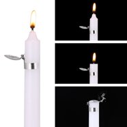 Naturegr Vintage Metal Bell Shape Candle Snuffer Long Handle Banquet ...