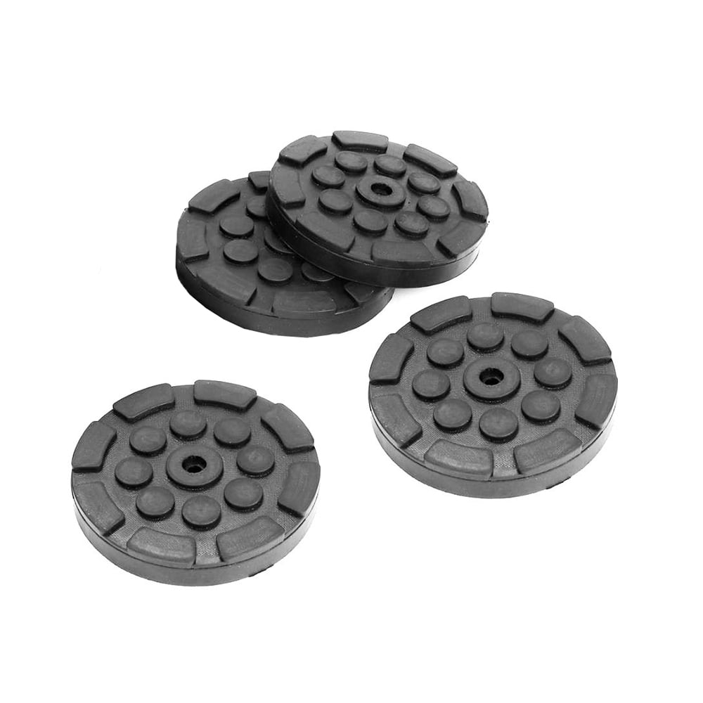 4Pcs Automobiles Heavy Duty Solid Post Lift Arm Pads Round Rubber Pads ...