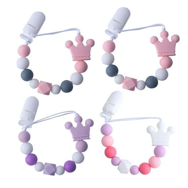 Pacifier Clip, Cute Animal Pacifier Holder Clip for Boys and Girls ...