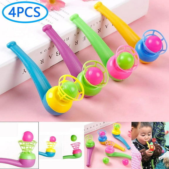 2Pcs Ball Blowing Floating Blow Pipe Balls, Floating Ball for Birthday ...