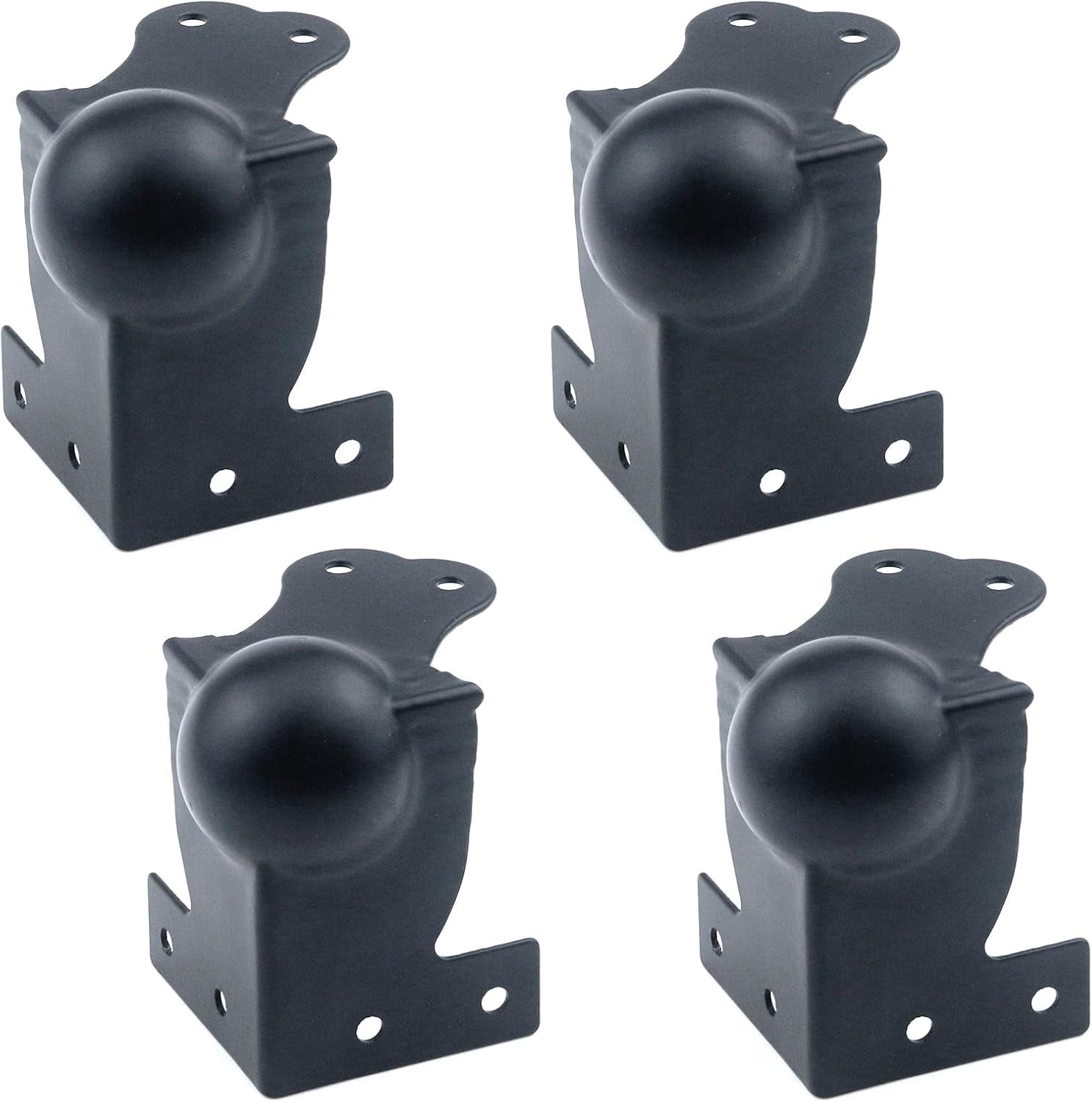 4Pcs Ball Corner Edge Protector Right Angle Cabinet Corner Metal Corner ...