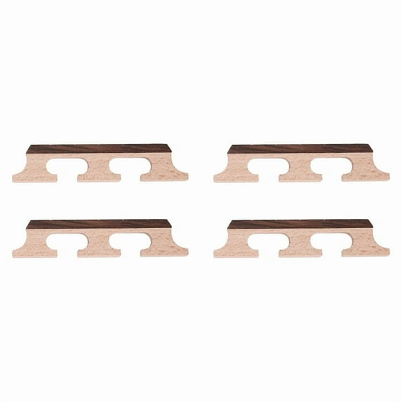 4Pcs Banjo Bridge 5-String Maple Banjo Bridge Wooden Accessories,4 x 5 ...