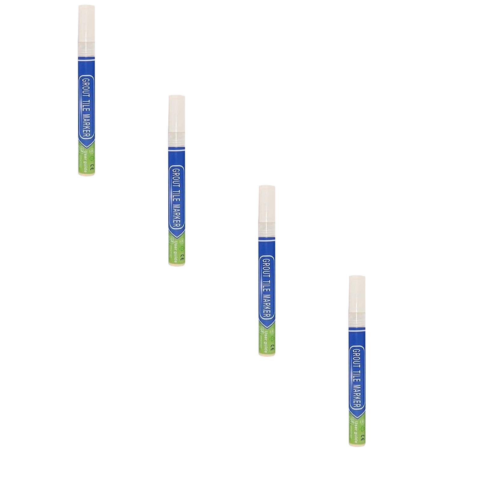 4Pcs Beauty Styling Tile Grout Pens, Eco-Friendly Non-Toxic Odorless ...