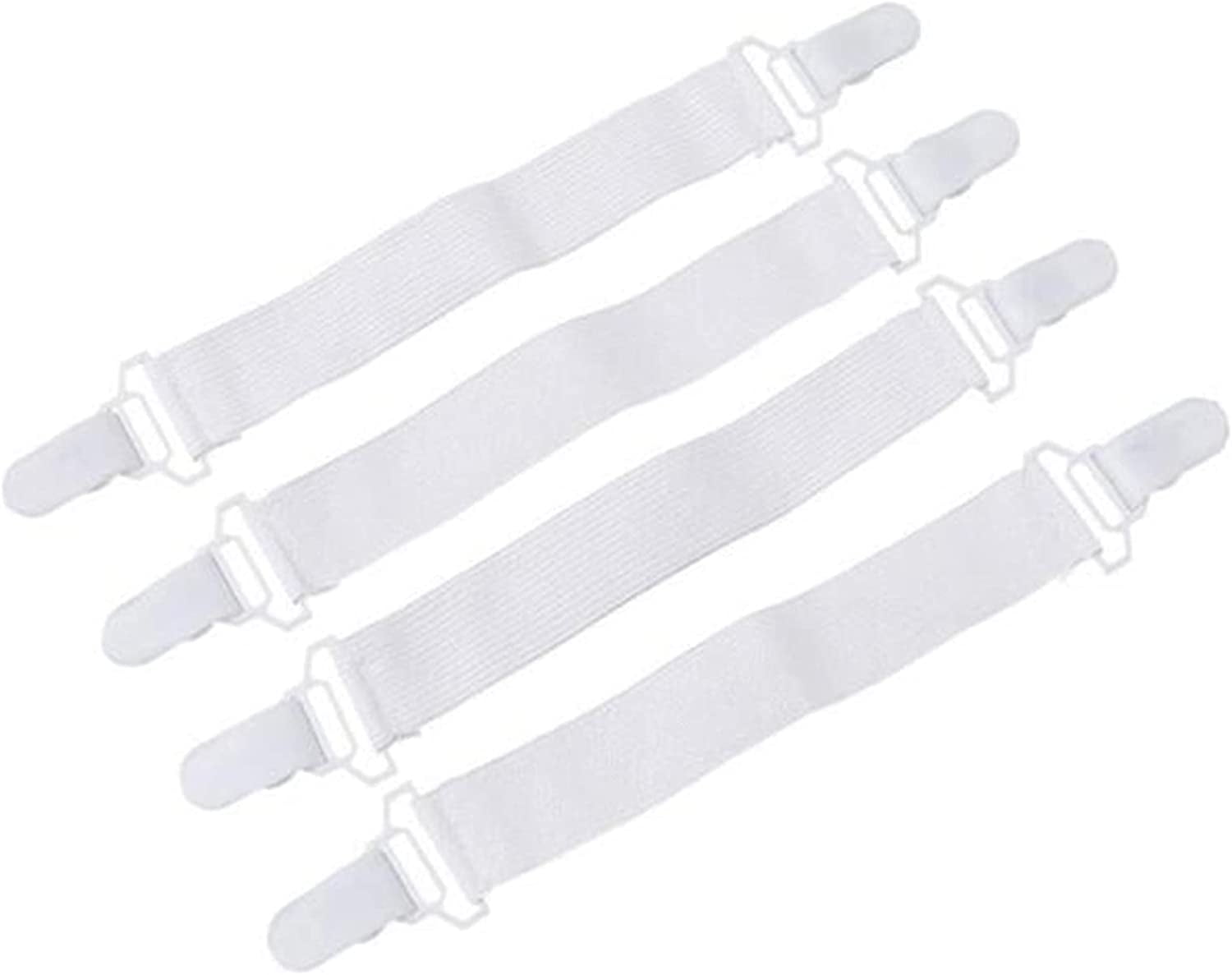 4Pcs Bed Sheet Clips Fasteners Suspenders Straps Rubber Button Hook ...