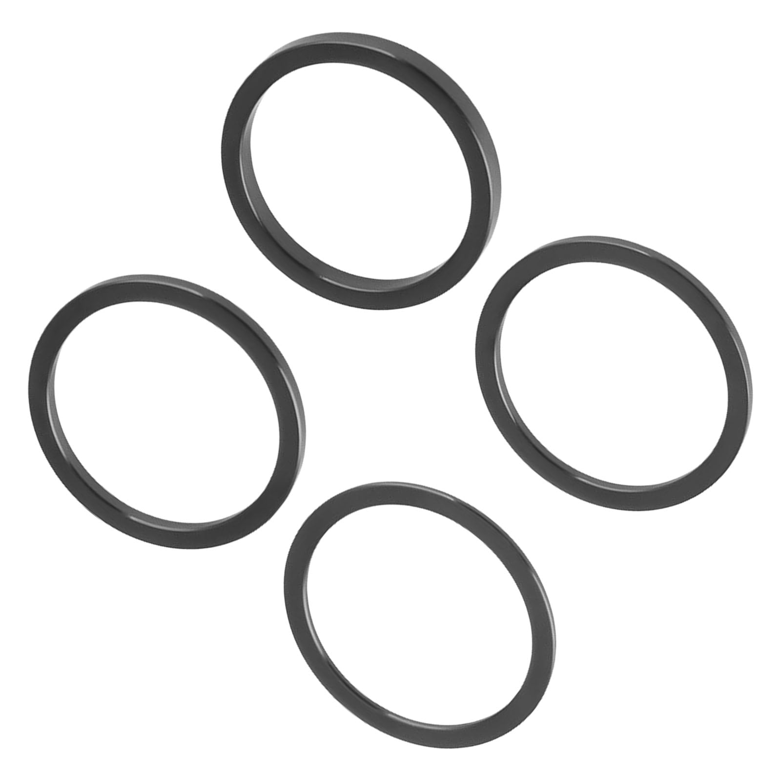 4Pcs Bike Intergrated Hollow Crankset Washer Chainring Spacer Aluminum ...