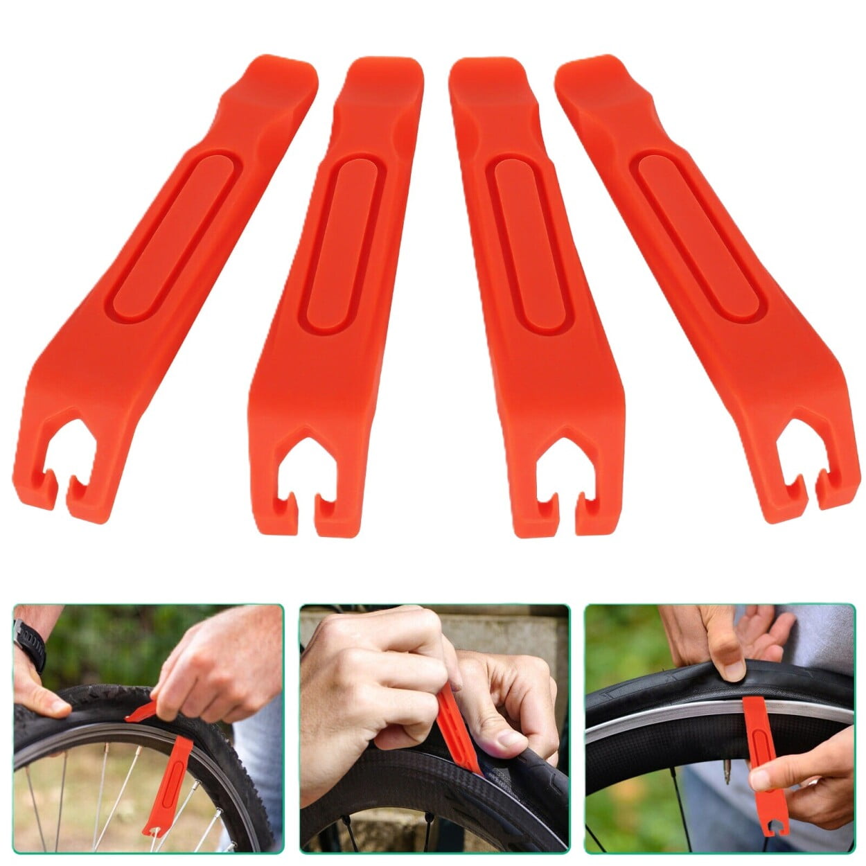 4Pcs Bike Tire Levers Bicycle Change Tool for Repair & Replacement of ...