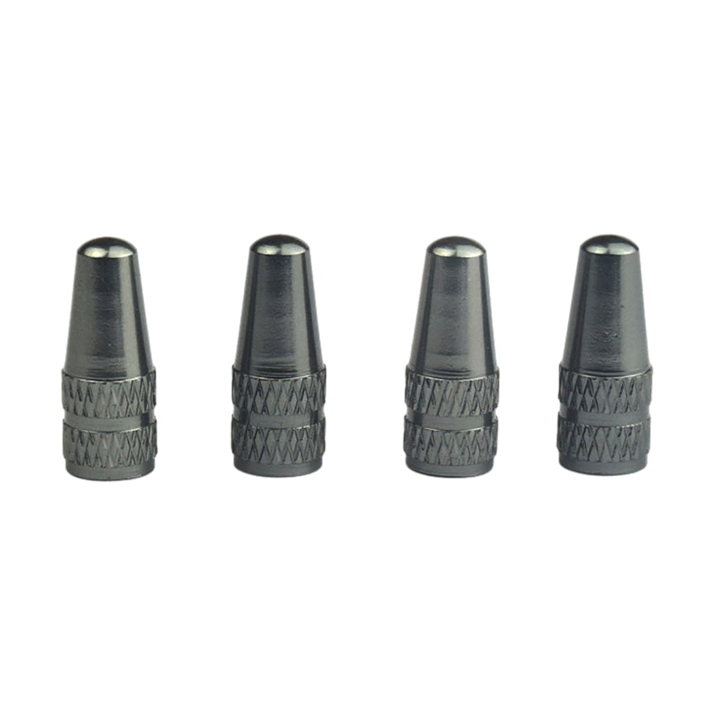4Pcs Bike Tire Valves Stem Caps Aluminium Alloy Tire Valves Stem Covers Universal Bike Tire Caps ...