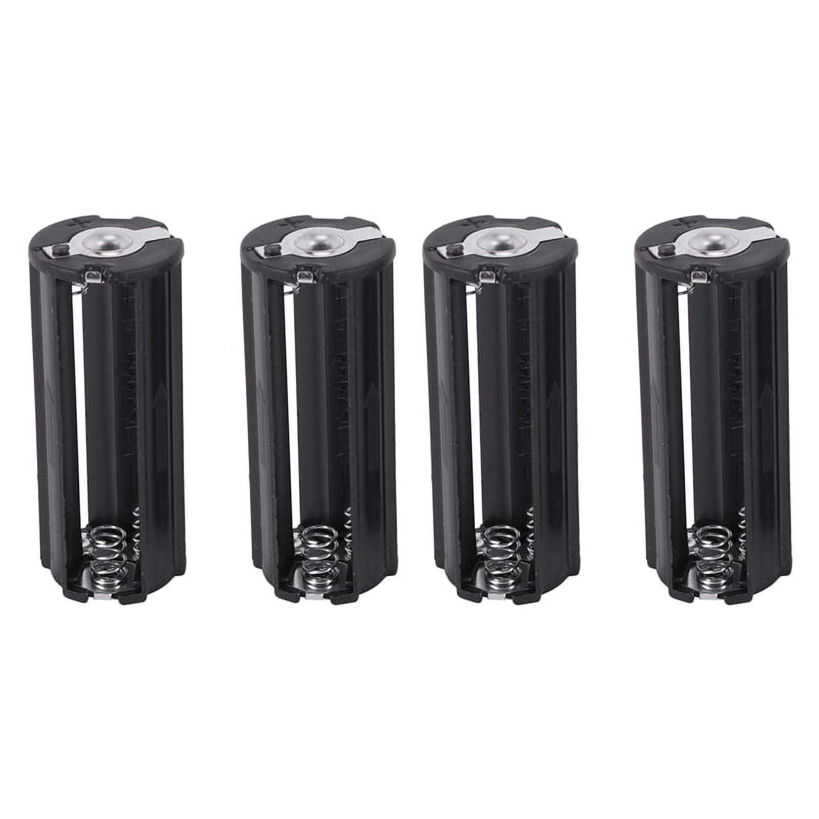 4Pcs Black Battery Holder for 3 x 1.5V AAA Batteries Flashlight Torch ...
