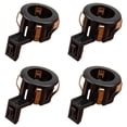 4Pcs Black Car Parking Assist Reverse Aid Sensor Retainer Bracket ...