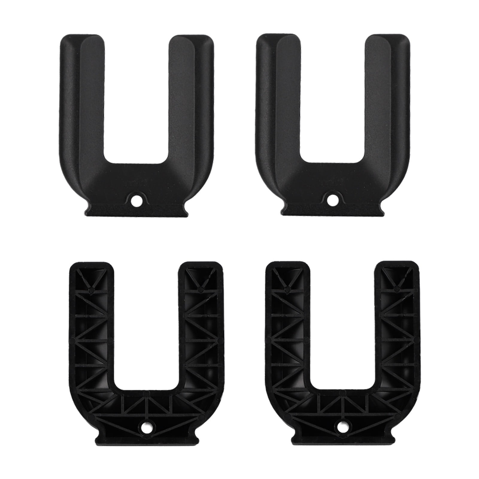 4Pcs Black Wheel Stoppers for Furniture,Plastic Chair Wheel Lock ...