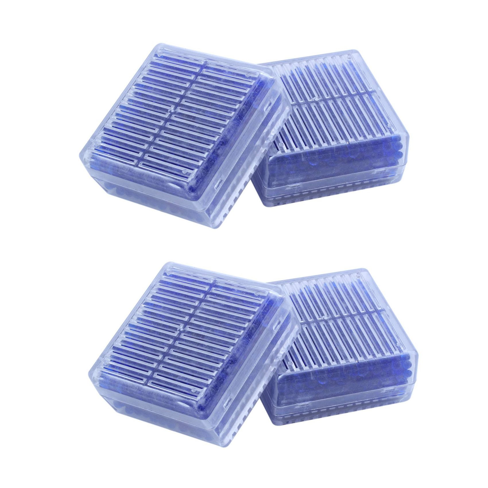 4Pcs Blue Indicating Silica Gel Desiccant Moisture for Absorb Box ...
