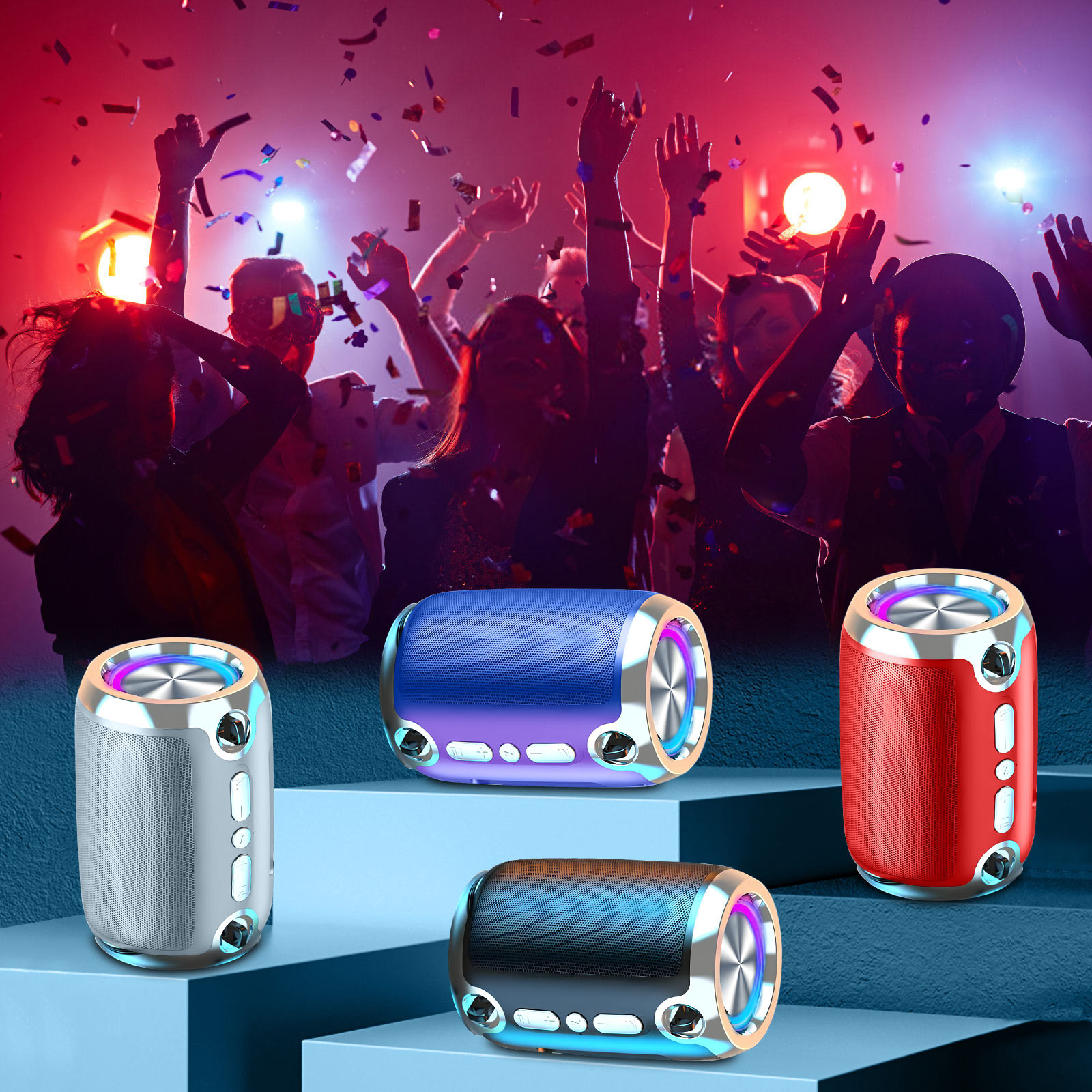 4Pcs Bluetooth Speaker under $5! Kadlawus Bluetooth Speaker Portable ...