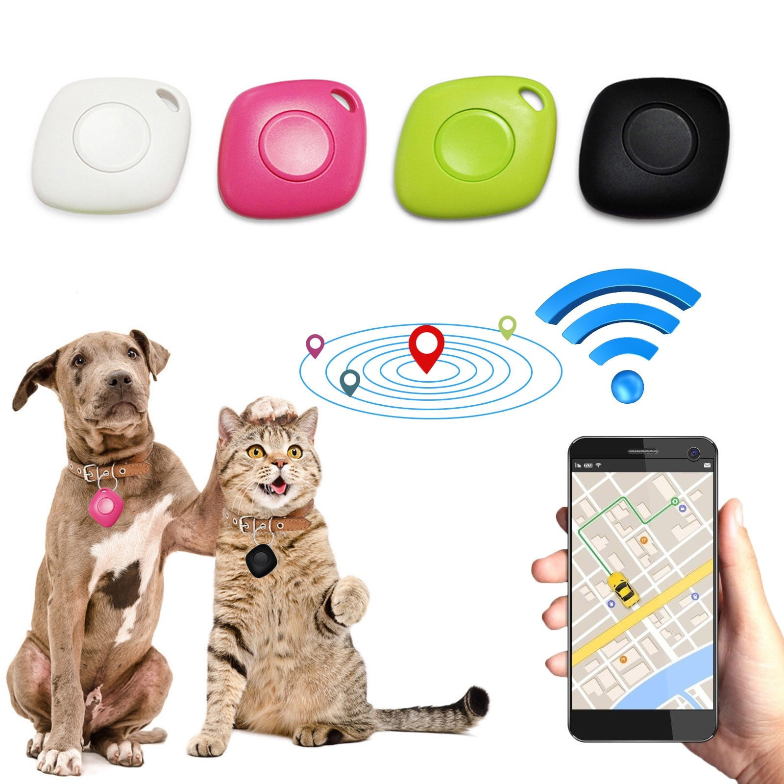 4Pcs Bluetooth Tracker, Yannianjz Bluetooth Tracker, Anti-Loss Device ...