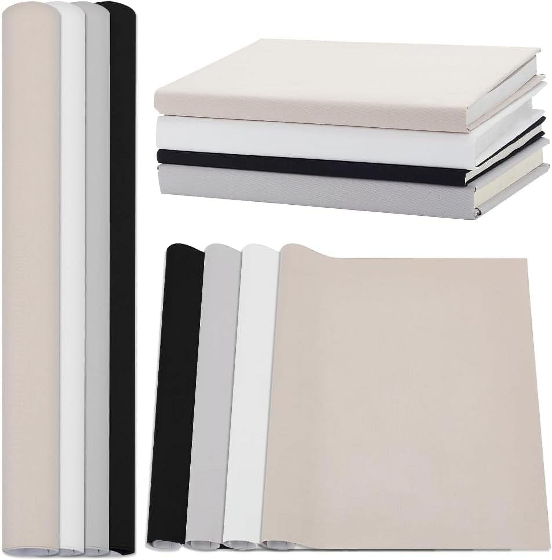 4Pcs Book Cloth for Book Binding 4 Colors 16.93 x 18.9 Inch Book Cloth ...