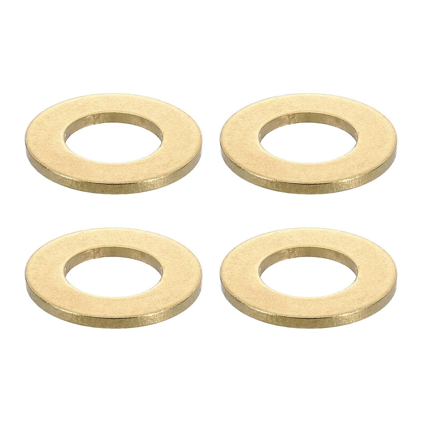 4Pcs Brass Flat Washer, M18x34x2.5mm Brass Washer Assortment for Screws ...