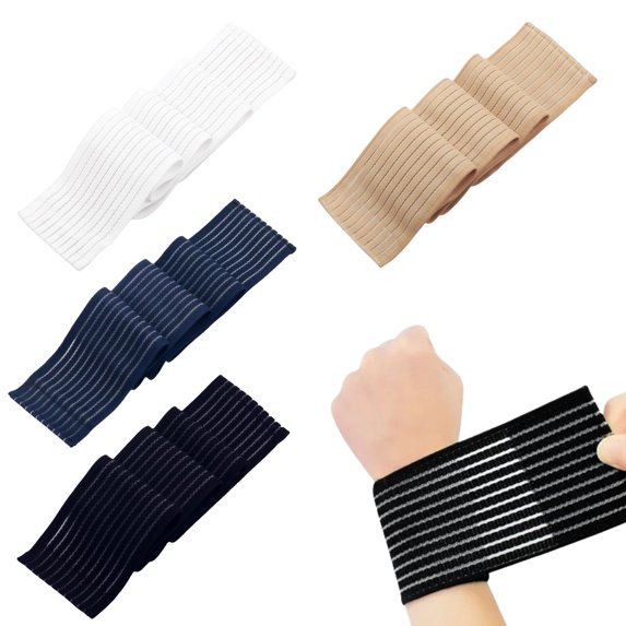 4Pcs Breathable Elastic Wrist Support Sleeve Wrist Stabilizers For ...