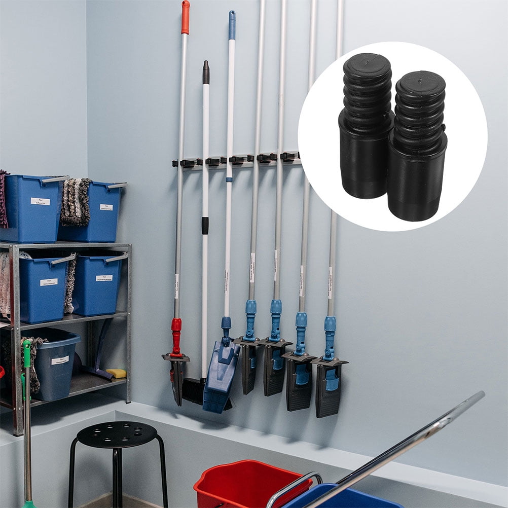 4Pcs Broom Extension Pole Adapter Tip Plastic Threaded Handle Tip ...