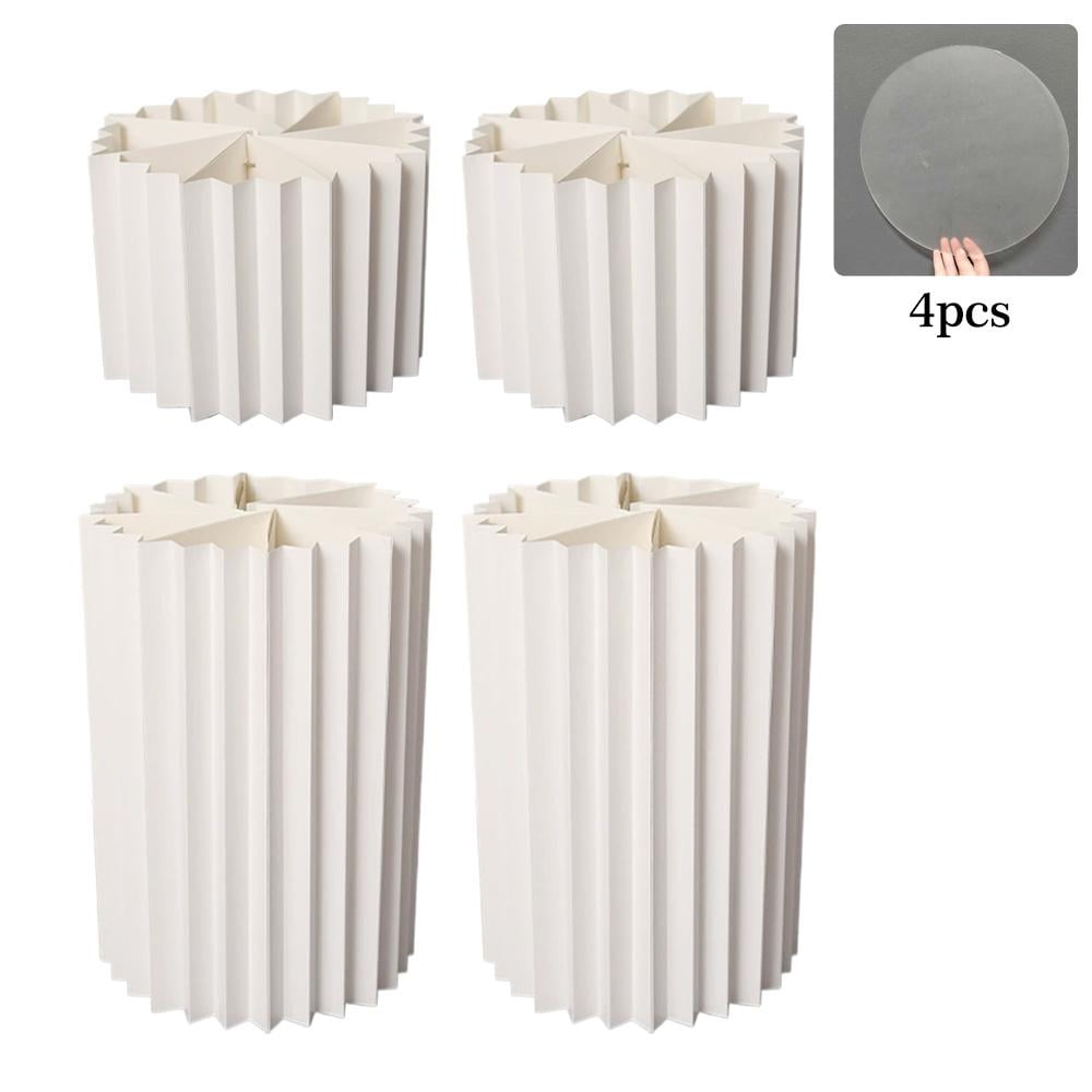 4Pcs Buffet Risers, Food Risers for Buffet Table, Acrylic & Cardboard ...