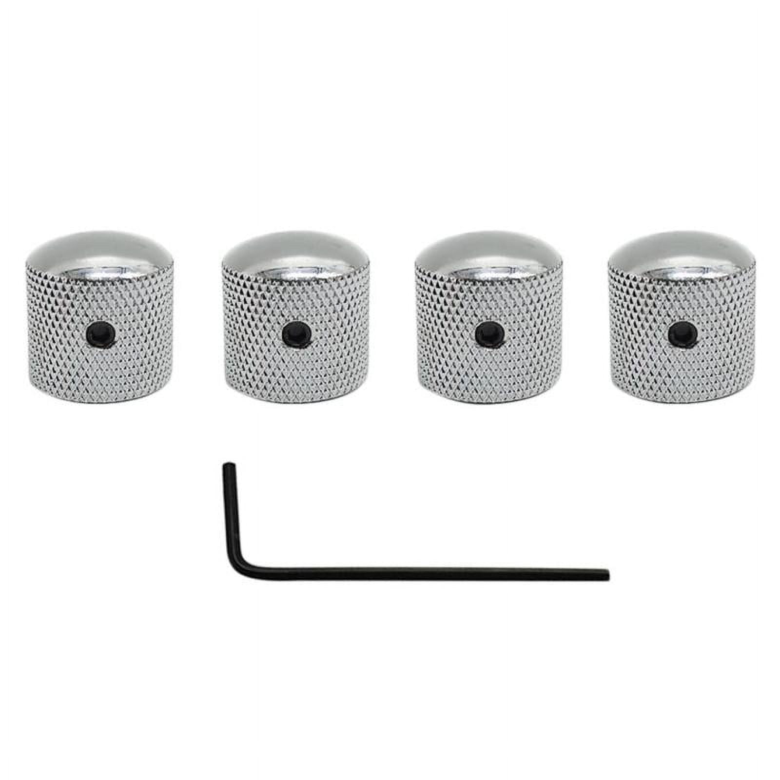 4Pcs Button Dome Knobs Pot Volume Control w/ Wrench for Electric Guitar ...