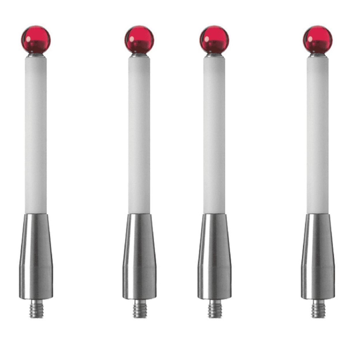 4Pcs CMM Probe Stylus 6mm Ball Tip Contact Probes Ceramic Shafts ...