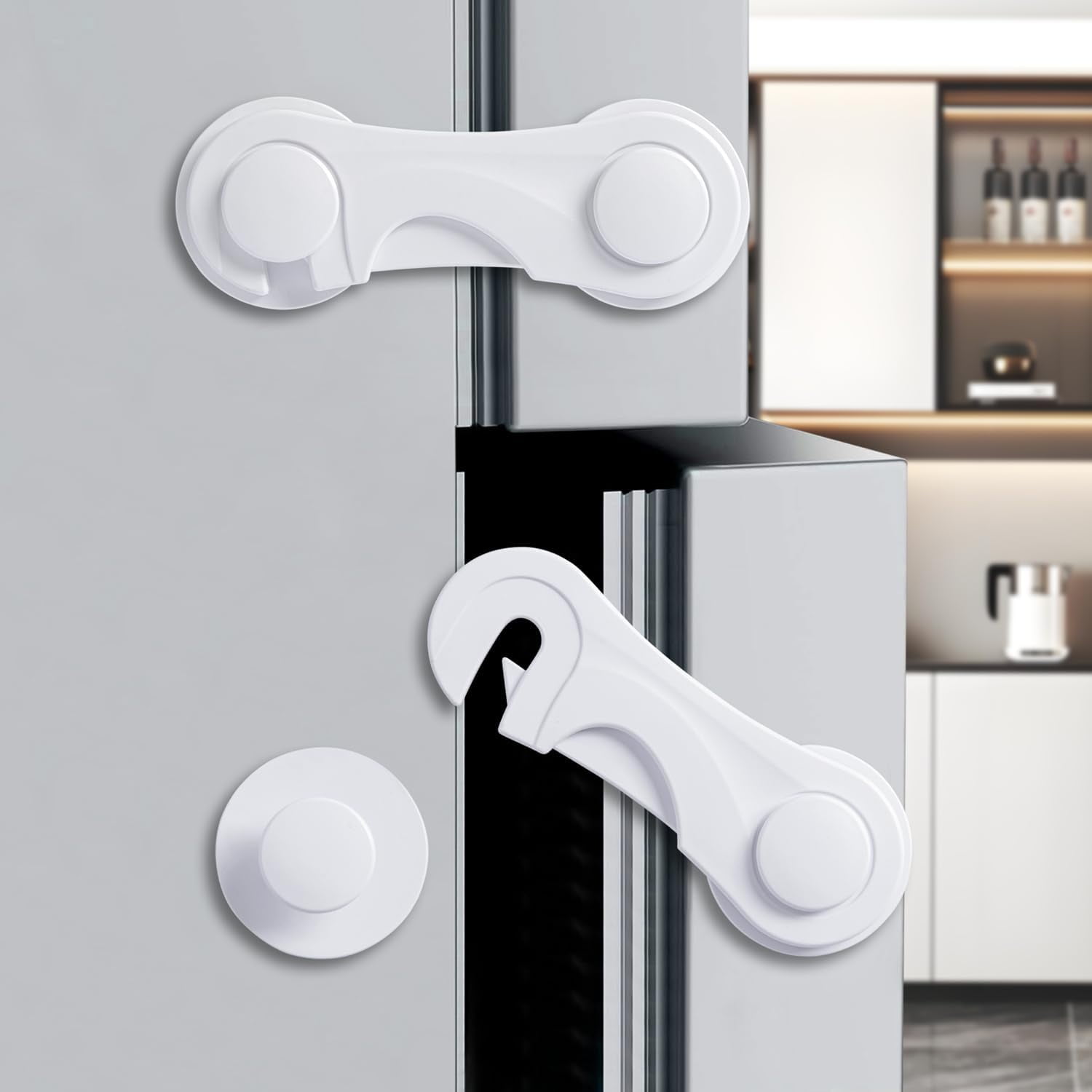 4Pcs Cabinet Locks for Baby Proof and Child Safety,Childproof Door ...