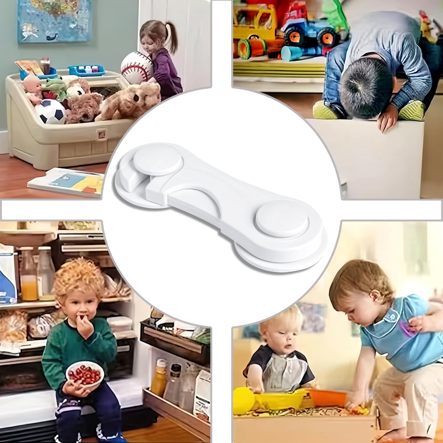 4Pcs Cabinet Locks for Baby Proof and Child Safety,Childproof Door ...