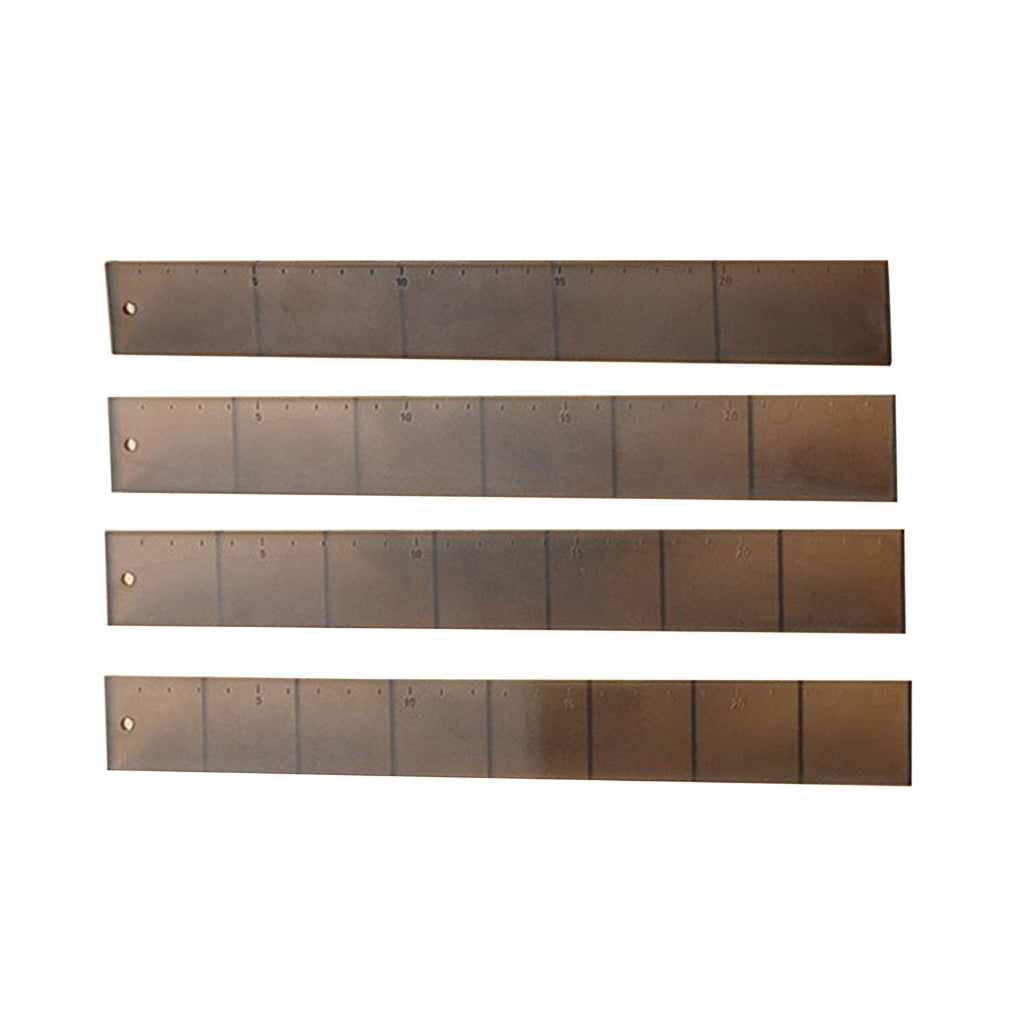 4Pcs Cake Cutting Roll Scale Ruler Kitchen Pastries Bakings Ruler Easy ...