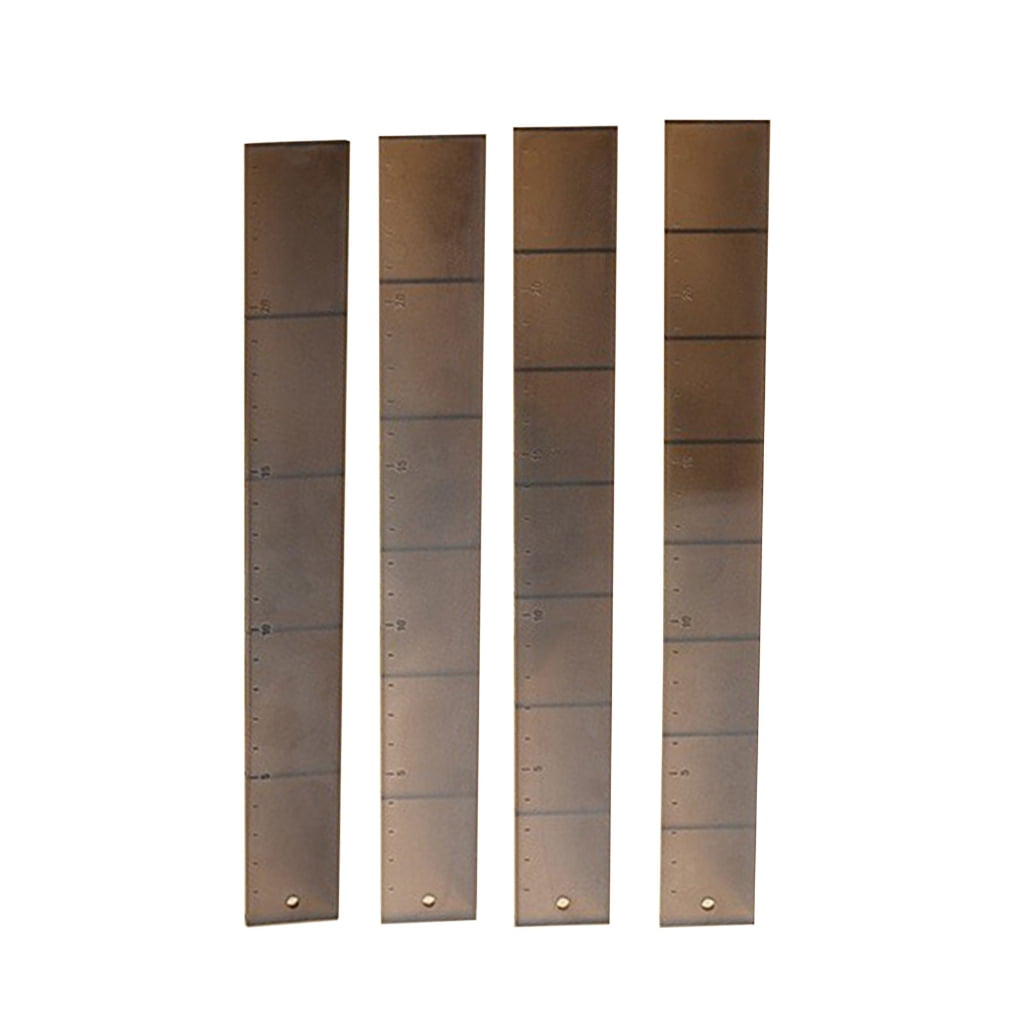 4Pcs Cake Cutting Roll Scale Ruler Pastries Bakings Kitchen Layering ...