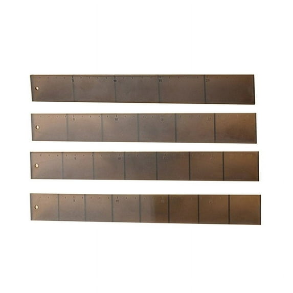 4Pcs Cake Roll Ruler Uniform Division Molds Graduated Scale Balances ...