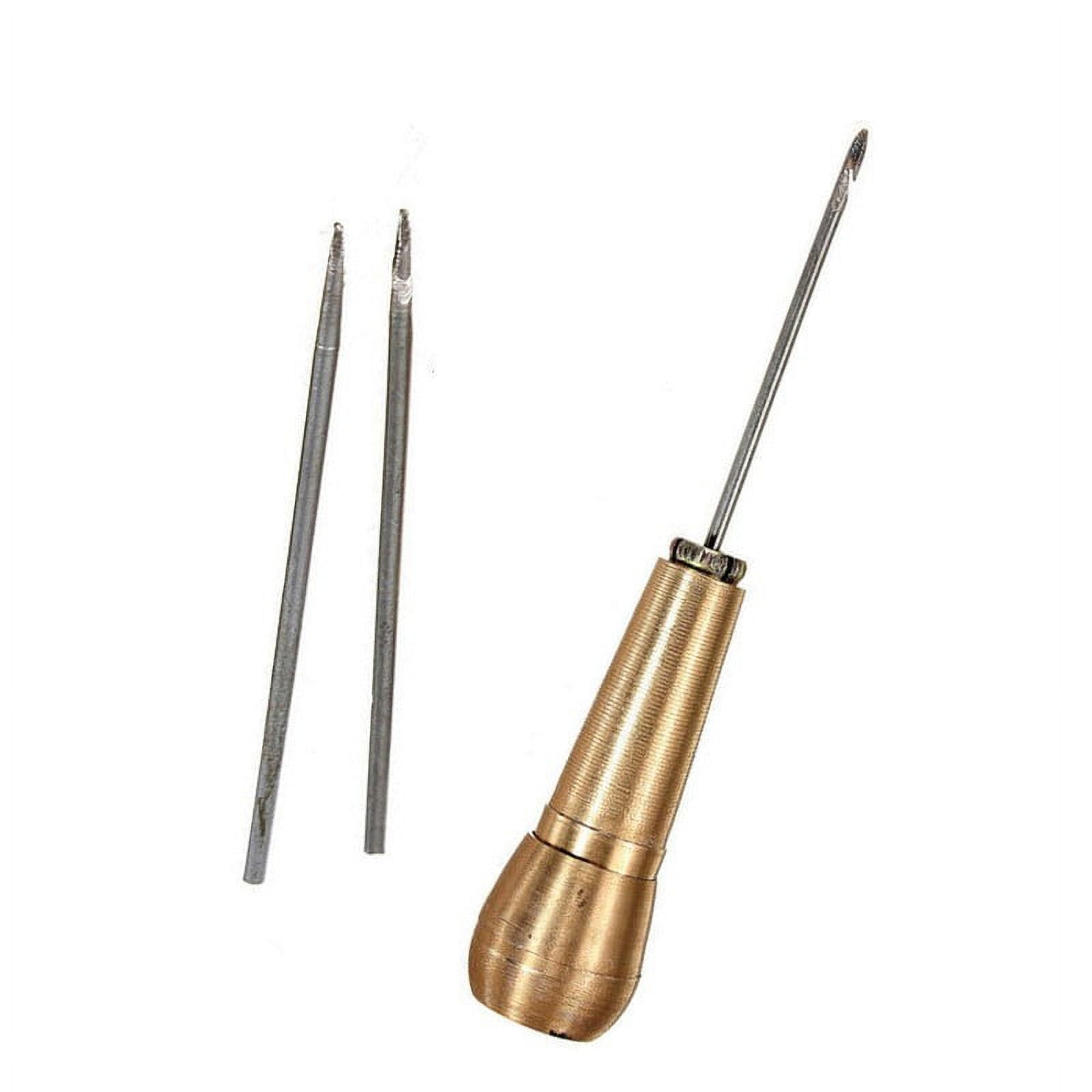4Pcs Canvas Leather Tent Shoes Sewing Awl Taper Repairing Tool Sets ...