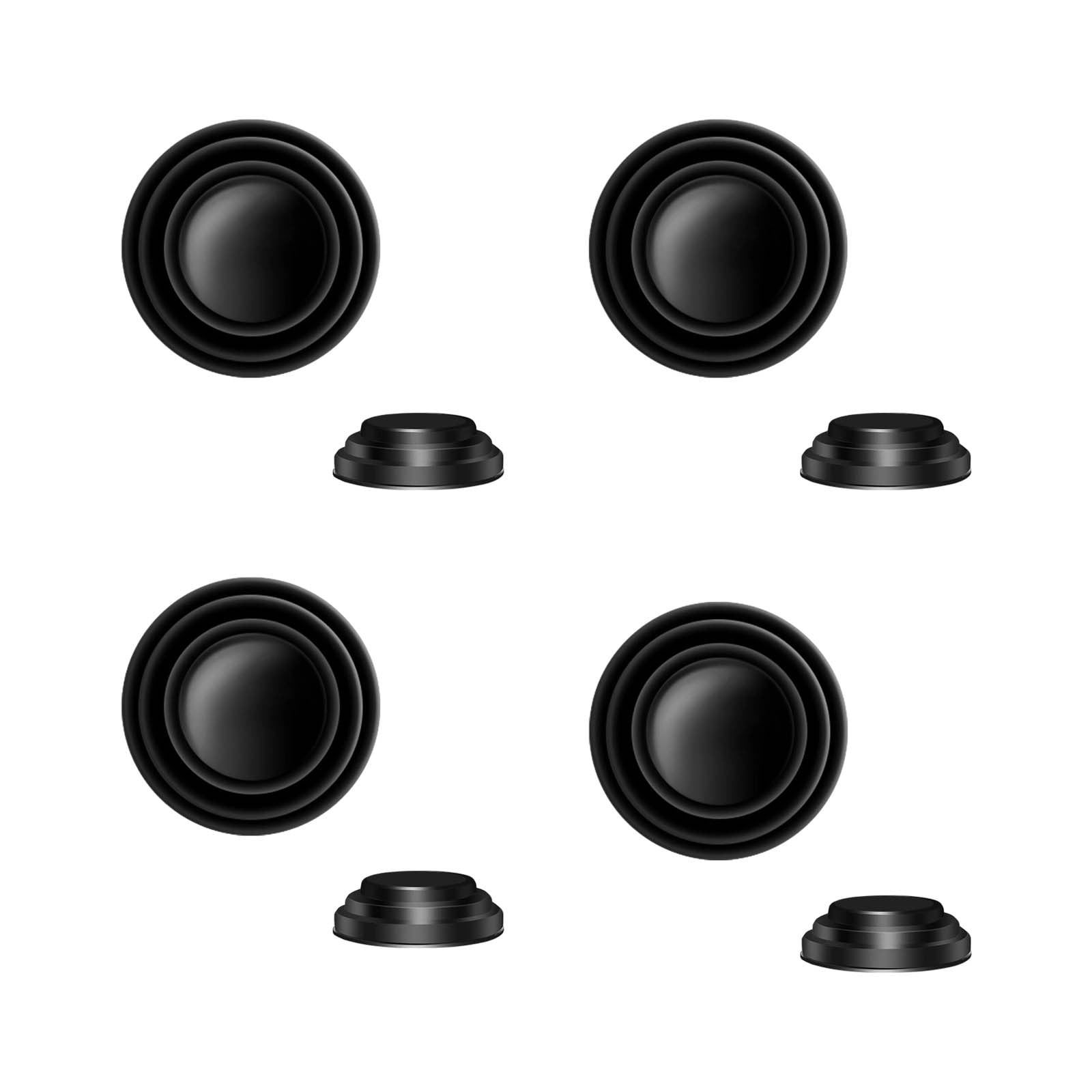 4Pcs Car Door Protection Pads Silica Gel Car Door Closing Silent ...