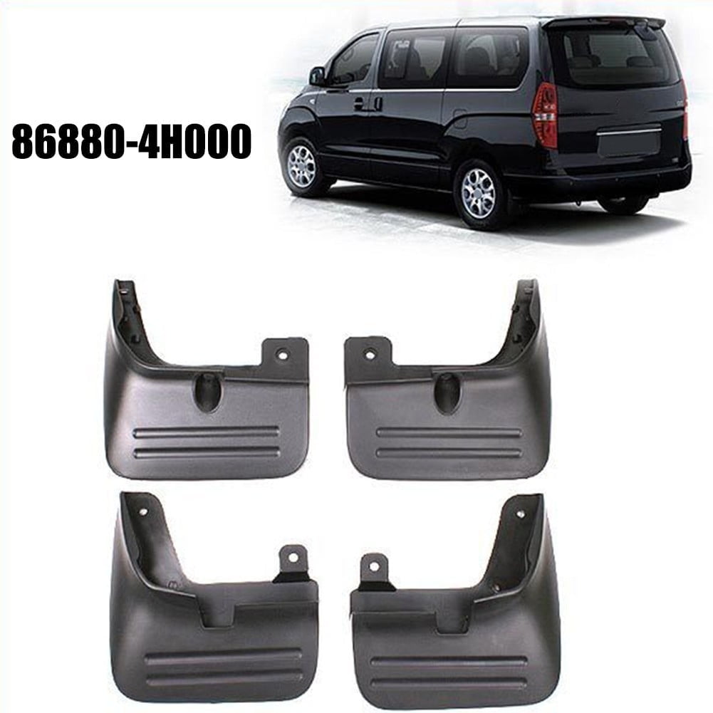 4Pcs Car Fenders Black Mud Guard Splash Flaps Plastic Mudguards For ...