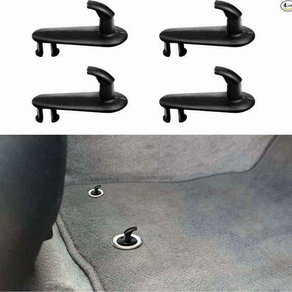 4Pcs Car Floor Mat Clips, Car Carpet Mat Clips Fixing Hooks ...