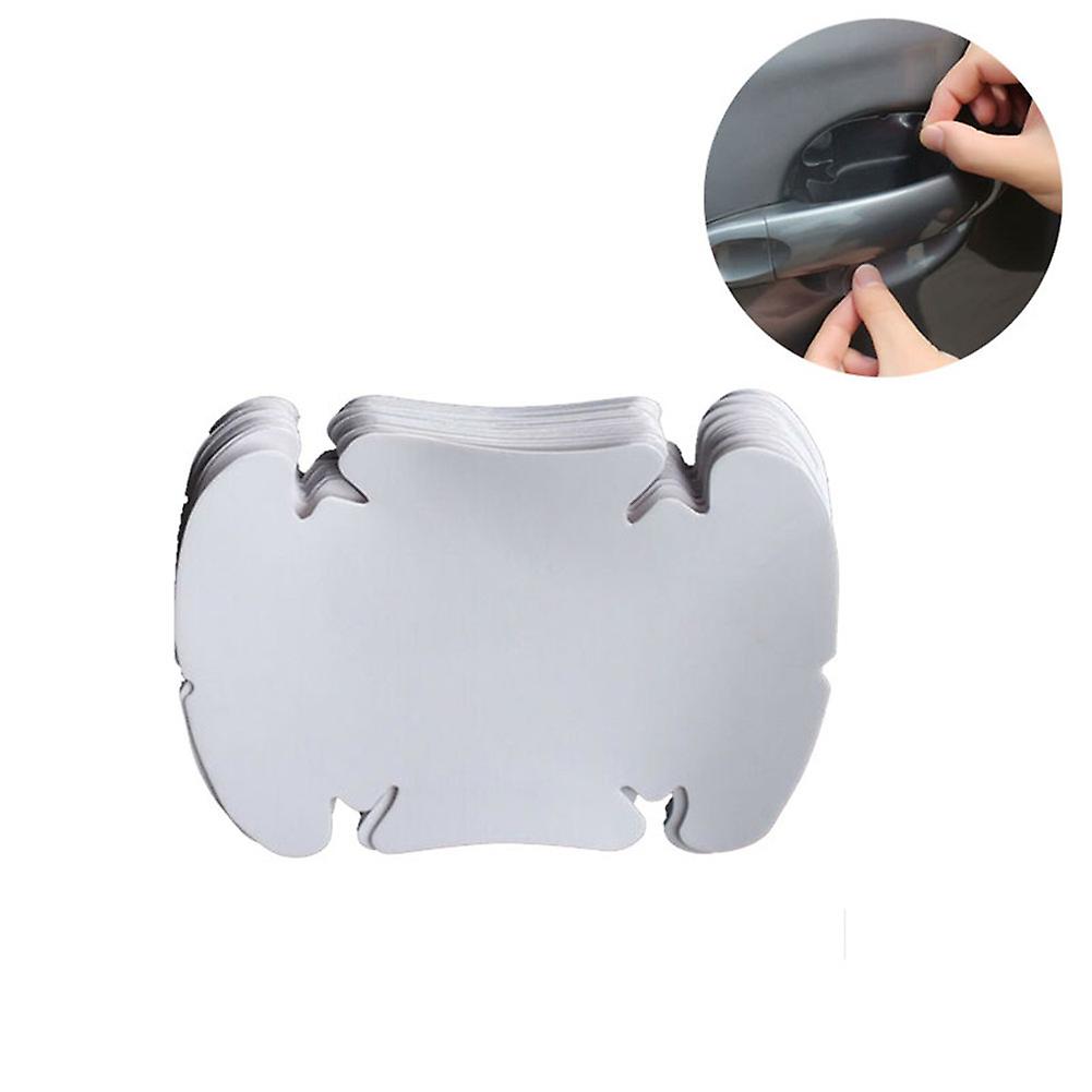 4Pcs Car Handle Protection Film Universal Invisible Car Carbon Fiber ...