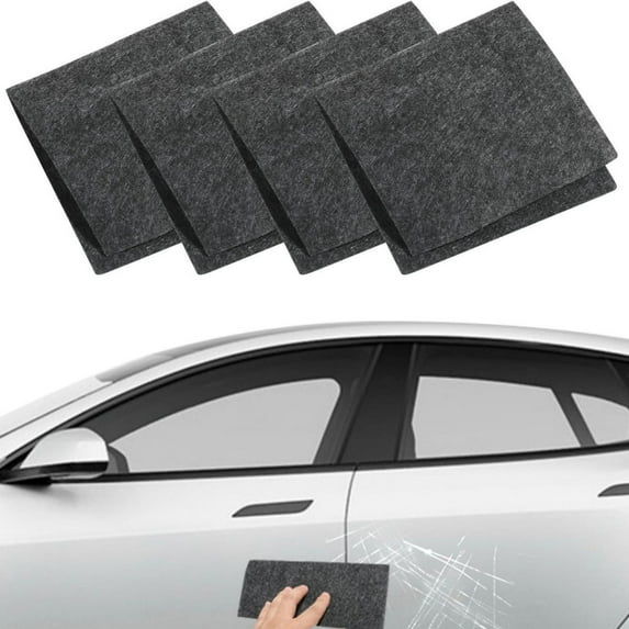 4Pcs Car Scratch Remover Advanced Nano Scratch Fix Tool - Easily ...