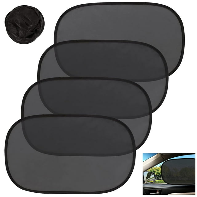 4Pcs Car Window Shades for Car Side Windows and Windshield, Foldable ...