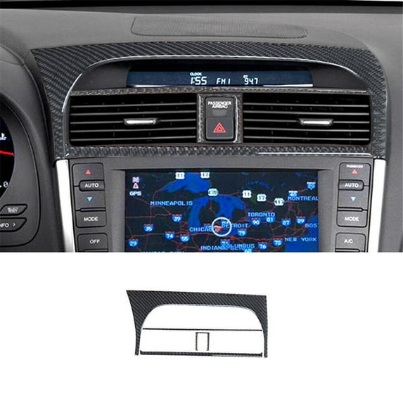 4Pcs Carbon Fiber Interior Center Air Vent Outlet Cover Trim For Acura ...