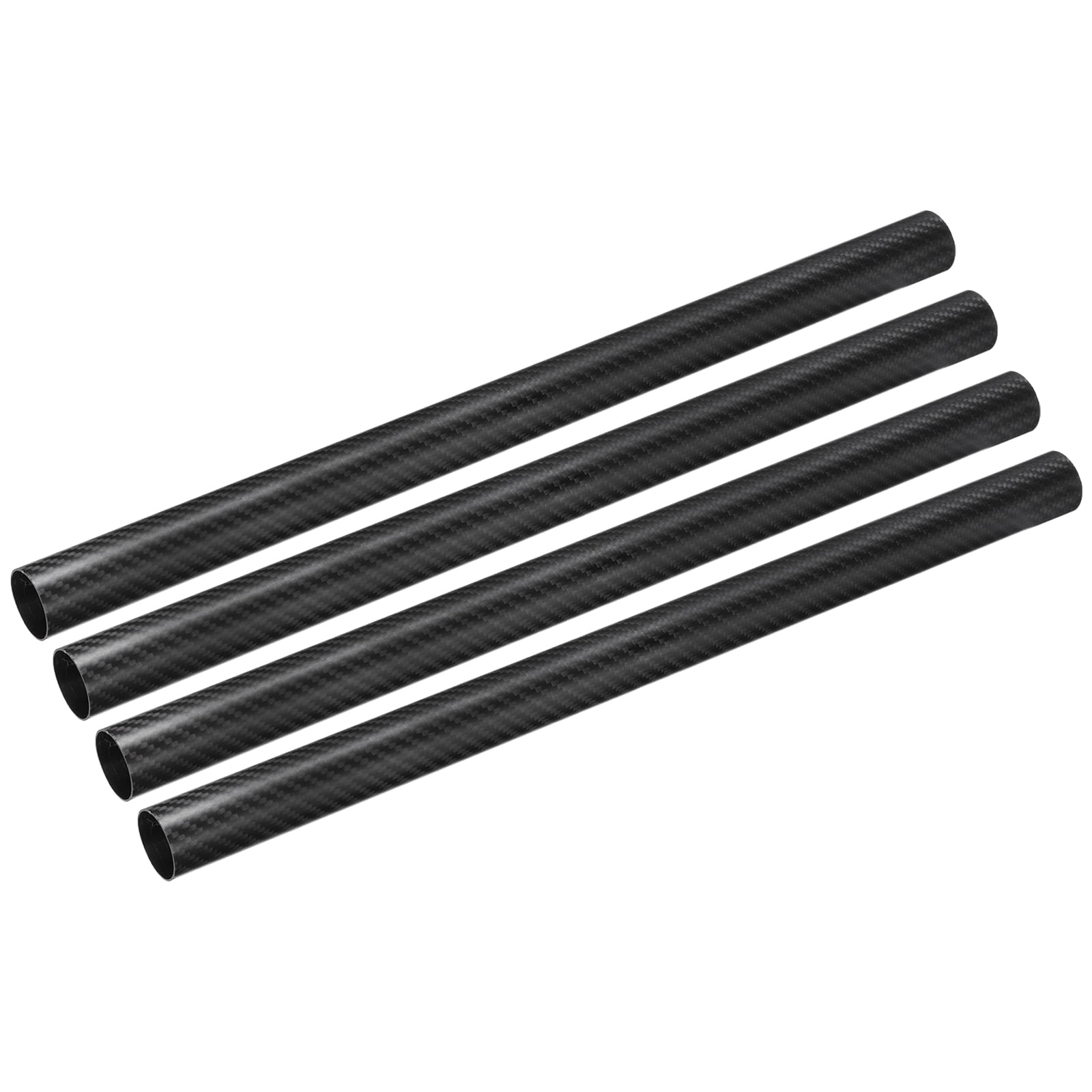 4Pcs Carbon Fiber Tubes 30 x 32 x 500mm Matte Surface Rod 3K Roll ...