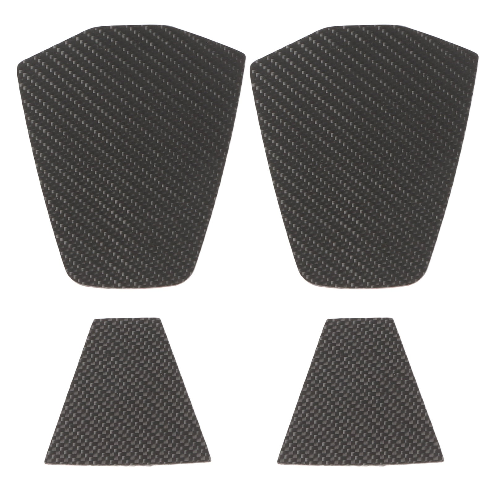 4Pcs Carbon Fiber UTV Seat Headrest Panel Trim Replacement for Polaris ...