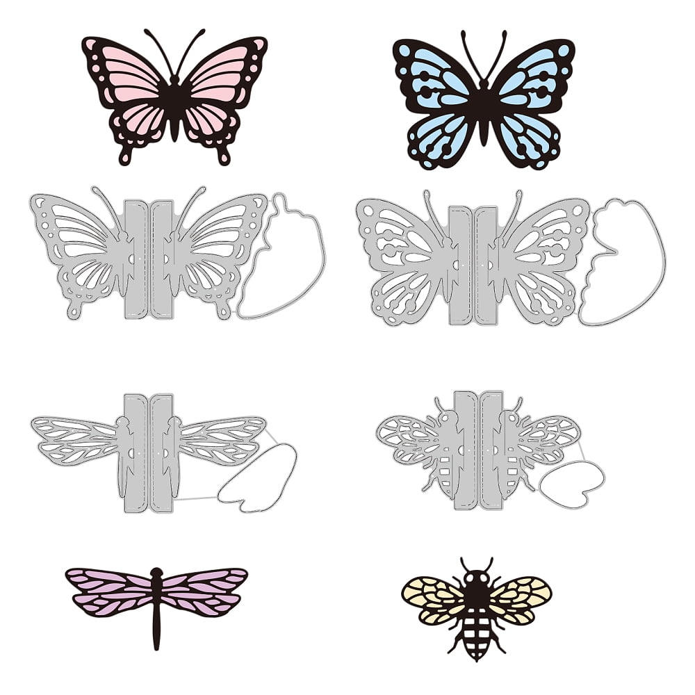 4Pcs Carbon Steel Cutting Dies Stencils for DIY Scrapbooking/Photo ...