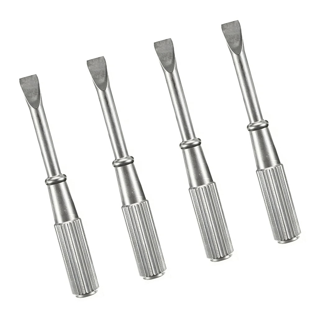 4Pcs Carbon Steel Screwdrivers with Ergonomic Handle for Watch and ...