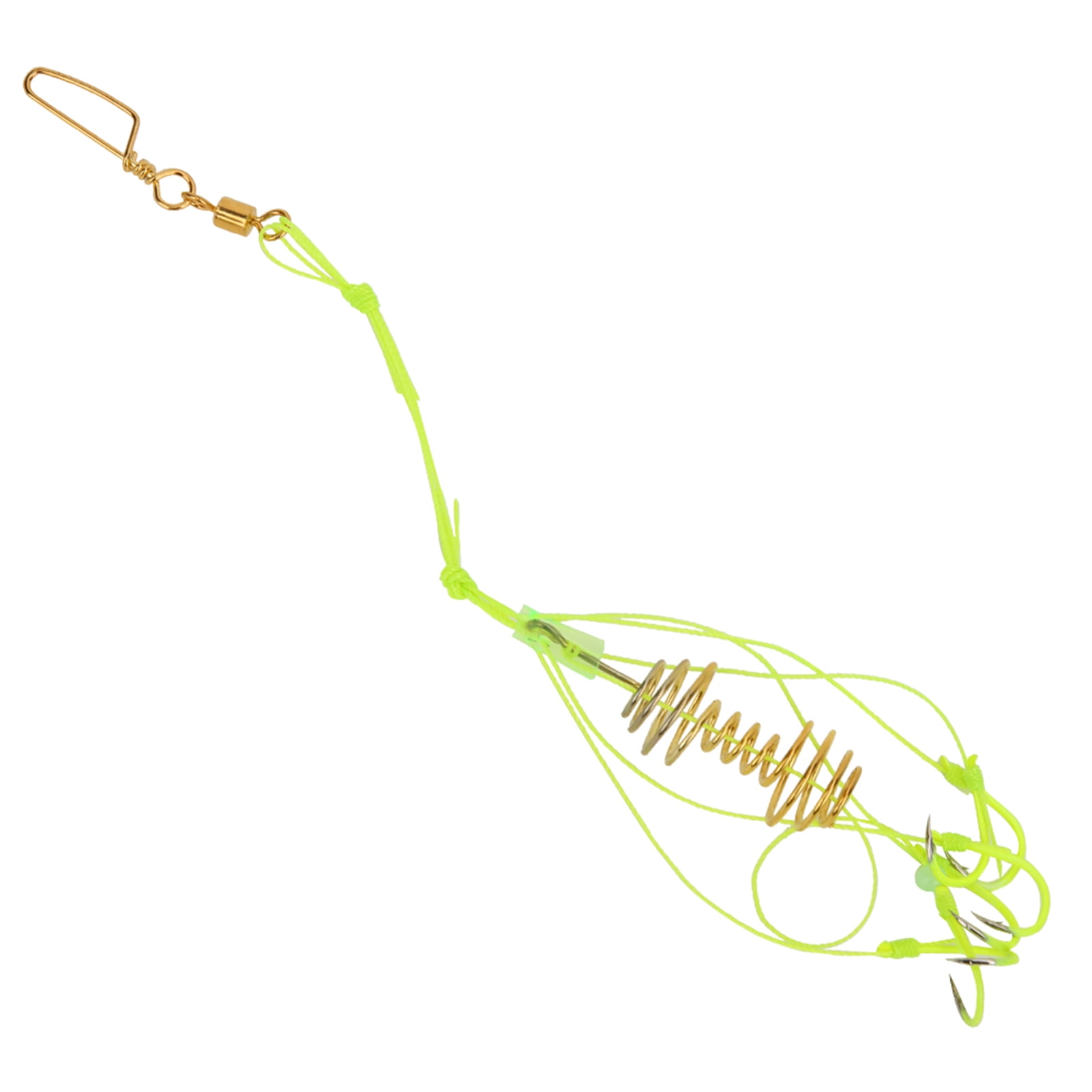 4Pcs Carp Fishing Baits Hook Lure, Fish Bait Luminous with Spring ...