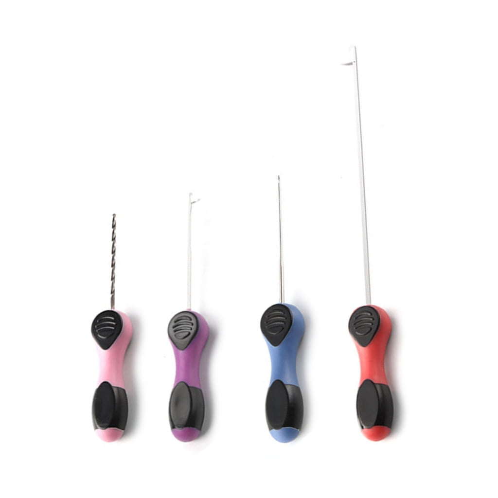 4Pcs Carp Fishing Baits Needle Portable Baiting Drill Stringer Hook ...