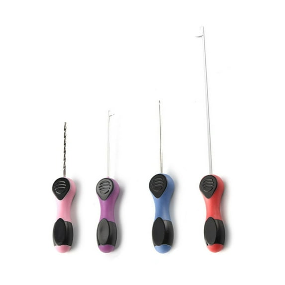 4Pcs Carp Fishing Baits Needle Portable Baiting Drill Stringer Hook ...