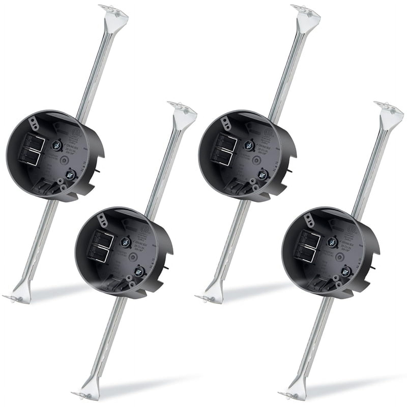 4Pcs Ceiling Fan Brace,Adjustable 14-24.5Inch Electrical Box with ...