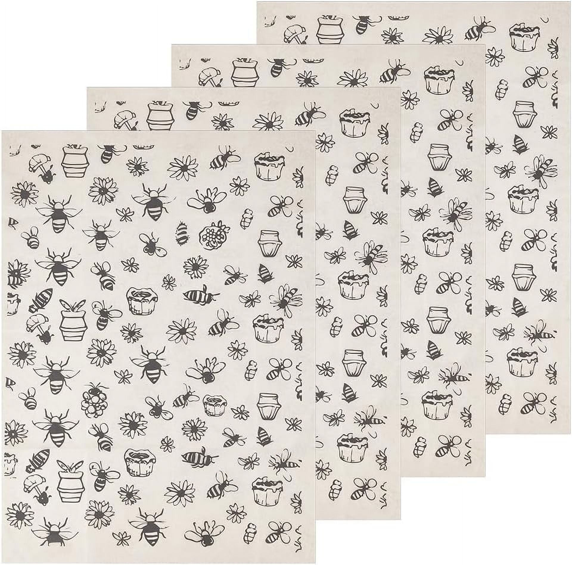 4Pcs Ceramic Decals Bees Porcelain Clay Transfer Paper 20x15 Inch ...