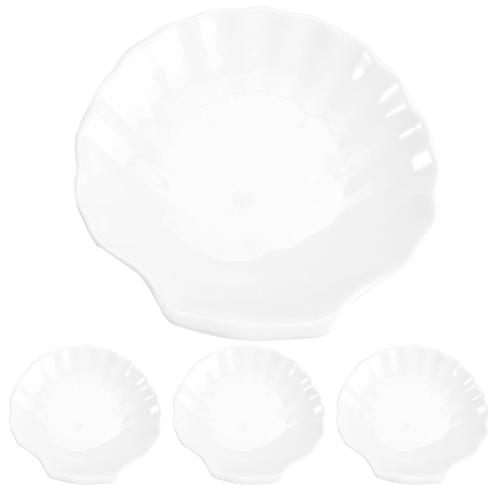 4Pcs Ceramic Plates Side Dish Plates Seasoning Plates Home Breakfast ...