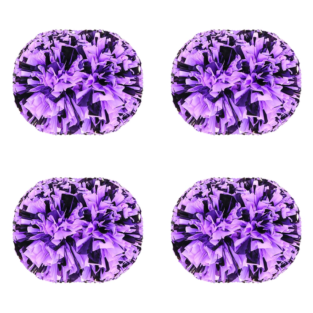 4Pcs Cheer Poms Handmade PET Dance Poms Performance Colorful Balls ...