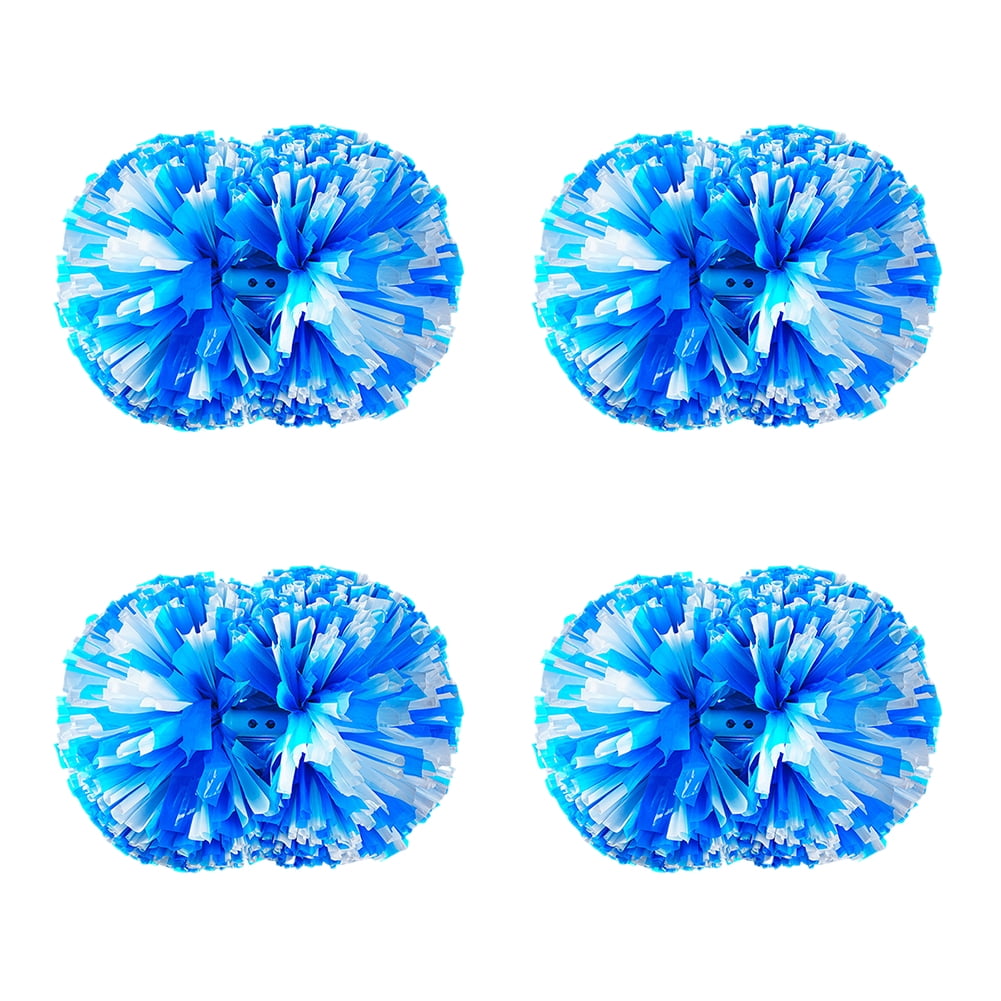 4Pcs Cheerleading Pom Poms PE Handcrafted Cheer Poms for Competitions ...